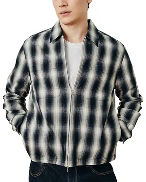 CORRIDOR Zocalo Flannel Blur Zip Cotton Jacket