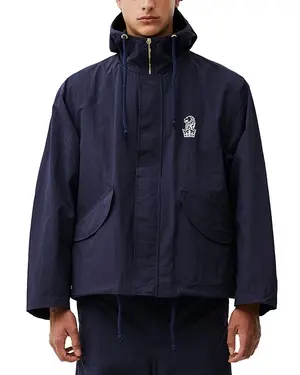 LATE CHECKOUT Relaxed Logo Parka Jacket