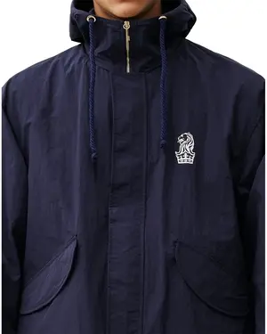 LATE CHECKOUT Relaxed Logo Parka Jacket