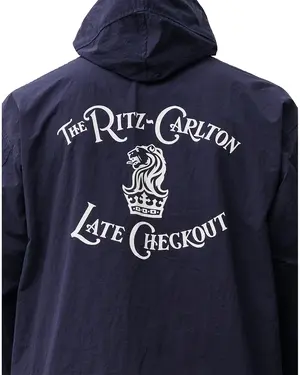 LATE CHECKOUT Relaxed Logo Parka Jacket