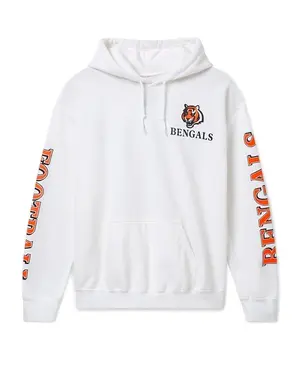 Junk Food Clothing Cincinnati Bengals Hoodie - White