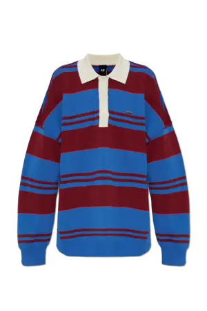 P.E Nation Strata" Long Sleeve Polo - Blue