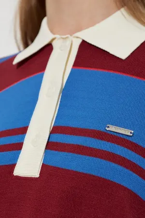 P.E Nation Strata" Long Sleeve Polo