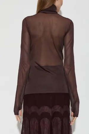 Zimmermann Transparent Turtleneck