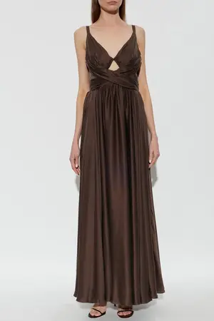 Zimmermann Silk Dress With Draping