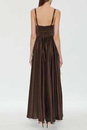 Zimmermann Silk Dress With Draping