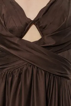 Zimmermann Silk Dress With Draping