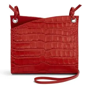 HESTER VAN EEGHEN In The Clouds L Croco Papavero Shoulder Bag