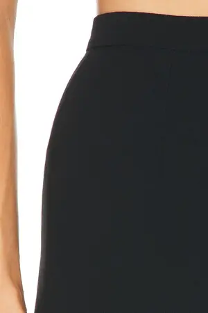 Alessandra Rich Wool Crepe Mini Skirt