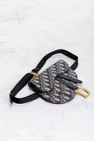 Dior Renew Trotter Oblique Saddle Belt Bag