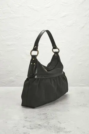 Fendi Zucca Canvas Shoulder Bag