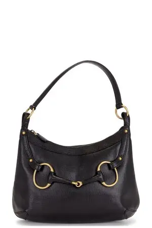 Gucci Horsebit Hobo Bag - Black