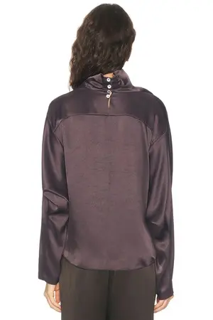 Citizens Of Humanity Ilaria Draped Top - Espresso
