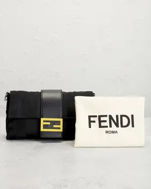 FWRD RENEW Fendi Baguette Convertible Belt Bag - Black