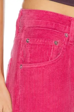 AGOLDE Low Curve Corduroy Jeans - Cerise