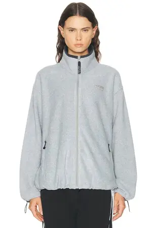 Sandy Liang Dawson Zip-up Fleece Jacket