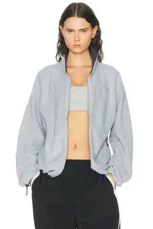 Sandy Liang Dawson Zip-up Jacket - Grey