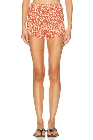 Posse Lexi Short - Red Leopard