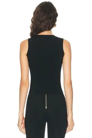 Françoise Winnie Square-neck Ponte Top
