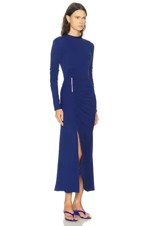 Silvia Tcherassi Mara Dress With Deep Leg Split