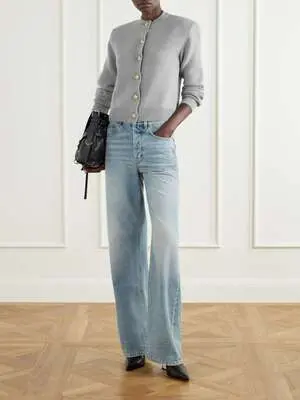Balmain Merino Wool And Cashmere-blend Cardigan