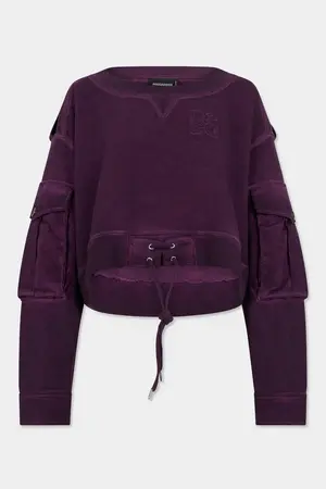 Dsquared2 Crewneck With Utility Pockets