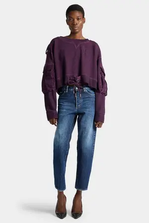 Dsquared2 Crewneck With Utility Pockets