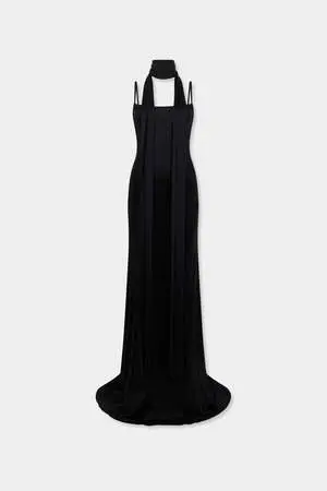 Dsquared2 Long Jersey Dress - Black
