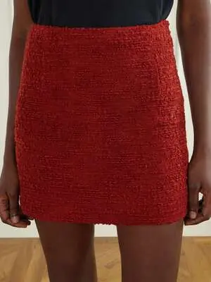 LIBEROWE Vera Wool-blend Tweed Mini Skirt