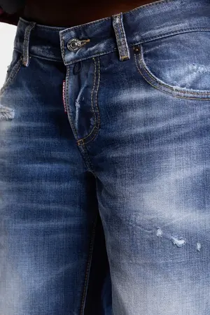 Dsquared2 Medium Ripped Baffo Jenna Jeans