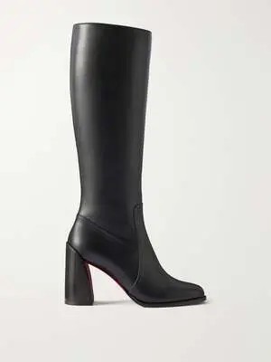 CHRISTIAN LOUBOUTIN Iranina 85 Leather Knee Boots