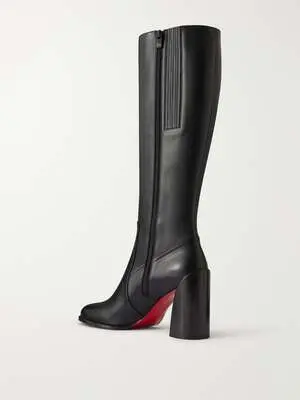 CHRISTIAN LOUBOUTIN Iranina 85 Leather Knee Boots
