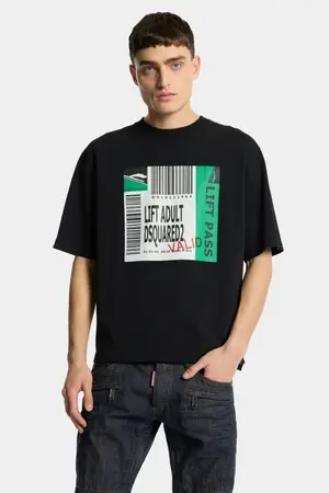 Dsquared2 Ski Pass Loose Fit T-shirt