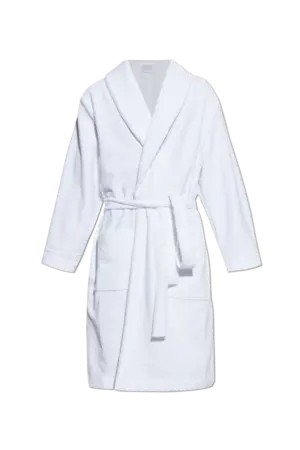 Hanro Cotton Bathrobe With Belt - White
