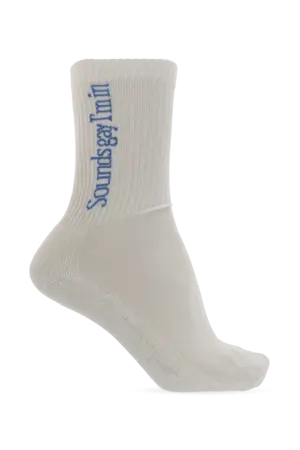 CARNE BOLLENTE Cotton Socks With Logo
