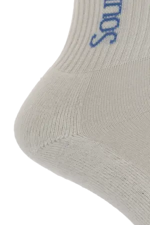 CARNE BOLLENTE Cotton Socks With Logo