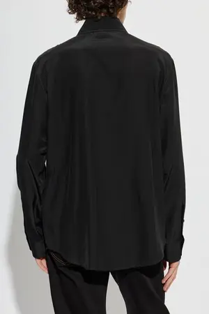 Versace Silk Shirt With Appliqués
