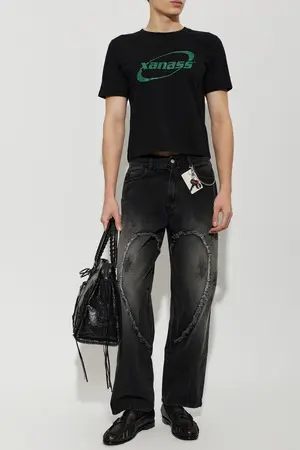 CARNE BOLLENTE T-shirt With Glitter-finished Print