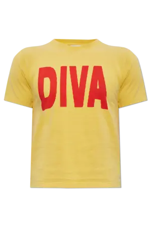 CARNE BOLLENTE T-shirt With Print - Yellow