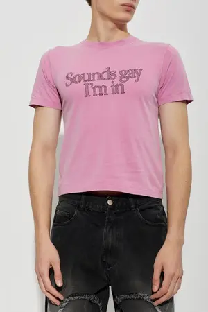 CARNE BOLLENTE T-shirt With Shimmering Sequins