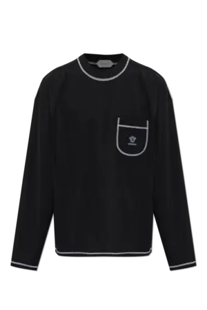 Versace Cotton Long-sleeve Top