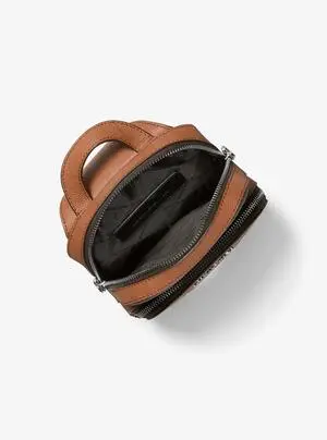 Michael Kors Hudson Medium Signature Logo Sling Bag - Brown