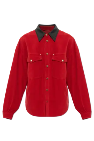 Versace Corduroy Shirt With Pockets