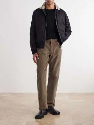 Burberry Danny Straight-leg Cotton-corduroy Trousers