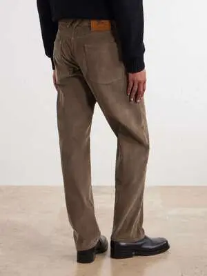 Burberry Danny Straight-leg Cotton-corduroy Trousers