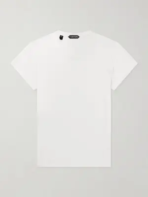 TOM FORD Cotton-jersey T-shirt - White