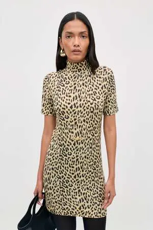 Rixo Kylie Miley Leopard Beige Regular - Brown