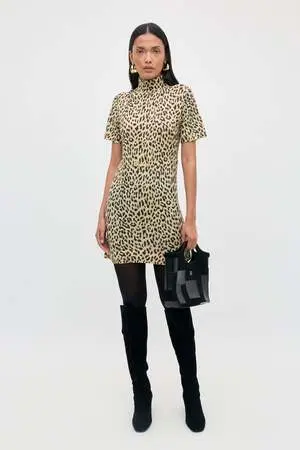 Rixo Kylie Miley Leopard Beige Regular