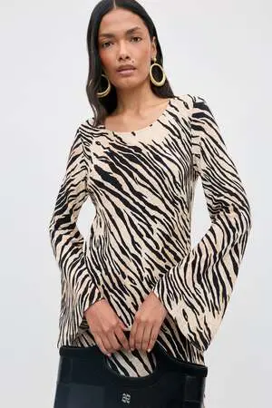 Rixo Amal Cooper Tiger Beige Regular
