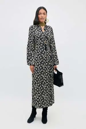 Rixo Cindy Wishing Floral Print Longline Blouse